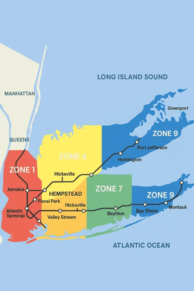 LIRR Zones - Fare & Travel Information