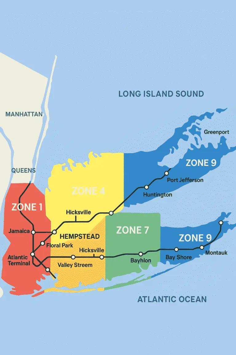 LIRR Zones - Fare & Travel Information
