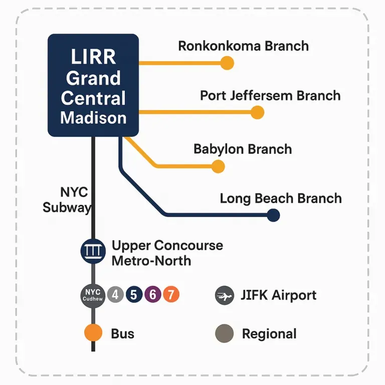 LIRR Grand Central – Service, Routes & Info